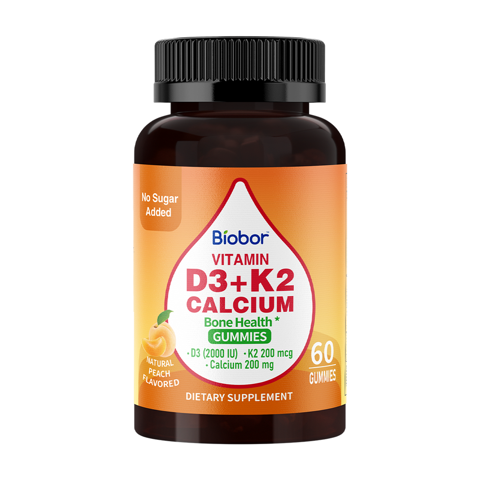 Biobor Vitamin D3 Supplements+K2 Pectin Gummy Candy – Biobor Heathy Store