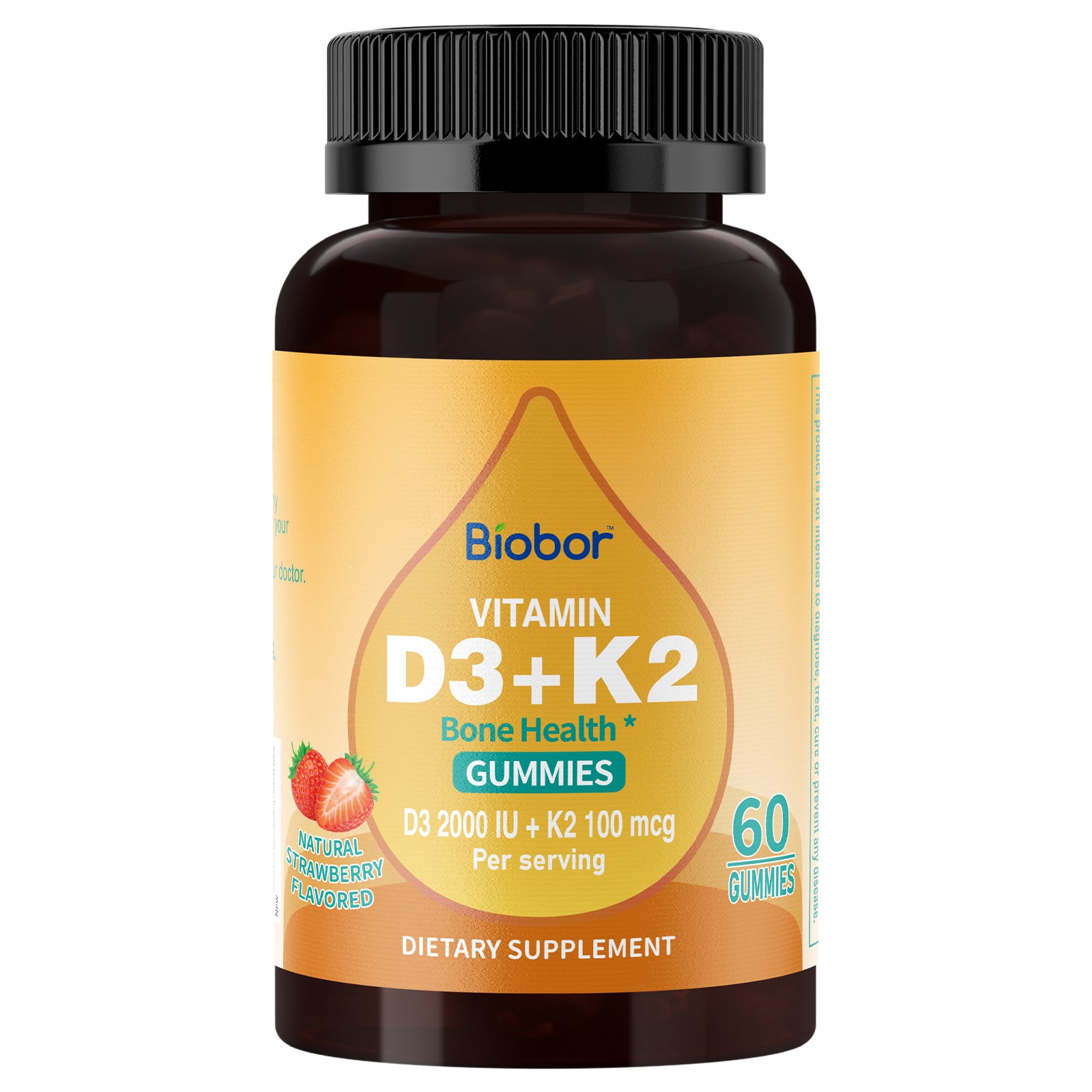 Biobor Vitamin D3 Supplements+K2 Pectin Gummy Candy – Biobor Heathy Store
